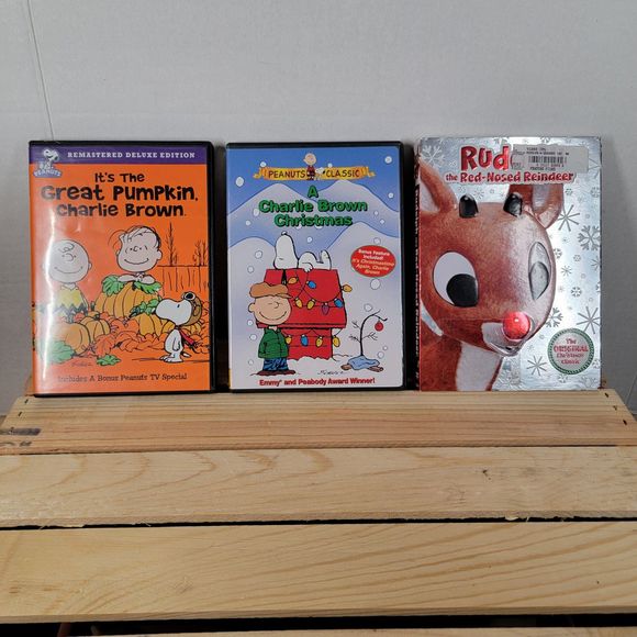 Media | Animation Dvd Bundle Charlie Brown Christmas Great Pumpkin ...